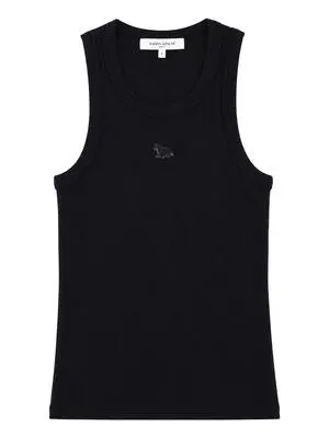Maison Kitsuné Tank Top "baby Fox - Black