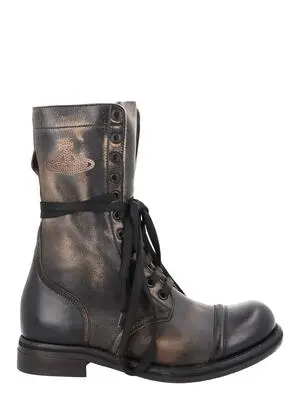 VIVIENNE WESTWOOD Stivale "parachute" Con Dettaglio Orb - Black