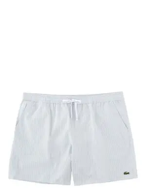 Lacoste Costume Da Bagno Con Logo E Coulisse - Azure