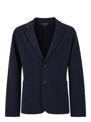 Emporio Armani Giacca Monopetto "travel Essential - Blue