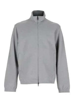 Emporio Armani Felpa Con Zip - Blue
