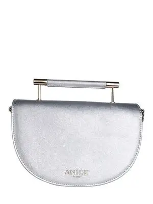ANICE’ BY ANGEL Shakur Half Moon Metal Top-handle - Silver