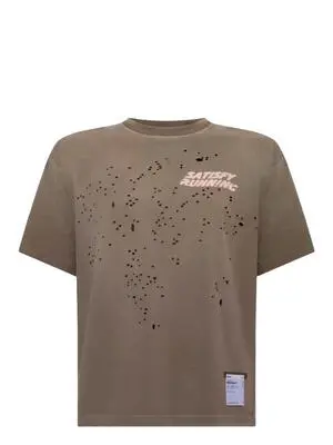Satisfy Mothtech™ Distressed T-shirt - Brown