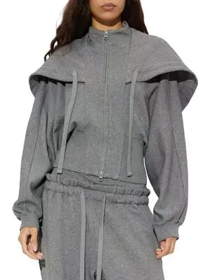 KNWLS Haze High-neck Hoodie - Grey