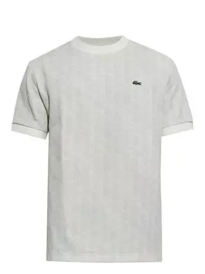 Lacoste Monogram-jacquard T-shirt - Grey