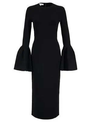 Stella McCartney Bell Sleeve Midi Dress - Multicolor