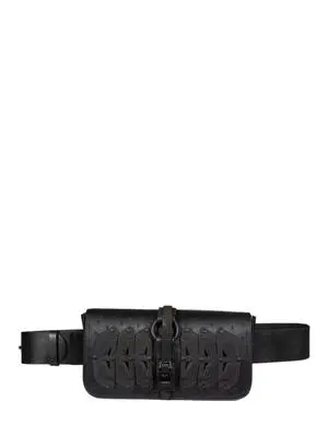Junya Watanabe X Innerraum Ostrich-effect Belt Bag - Black