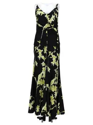 Sportmax Sportmax Viscose & Elastane Gown With Multicolor-Inspired Pattern, Balia Multicolour