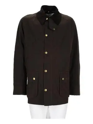 Barbour Barbour Men's Regular Fit Ashby Waxed Cotton Jacket Brown