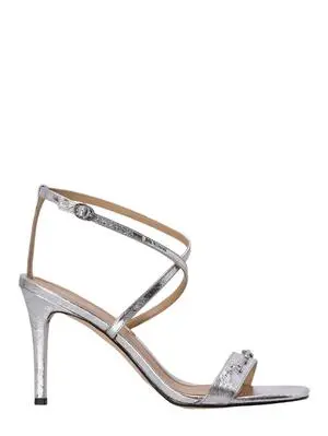 Michael Kors Lena Metallic Effect Sandals - Gray