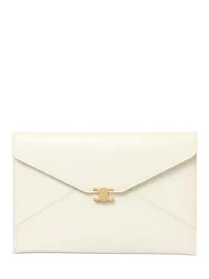Celine Flap Envelope Bag - Milky White