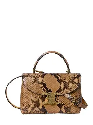 Celine Teen Nino Flap Shoulder Bag - Soft Camel