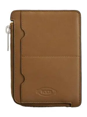 TOD'S Zipper Clutch - Brown