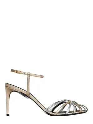 CELINE SANDAL TRIOMPHE IN LAMINATED CALFSKIN