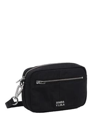 Bimba Y Lola Small Nylon Crossbody Bag - Black