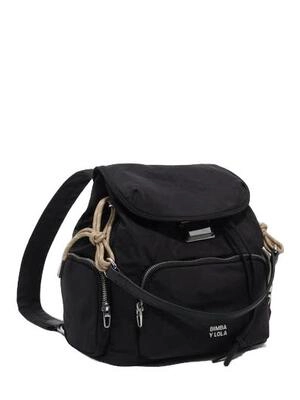Bimba Y Lola Nylon Pocket Backpack - Black