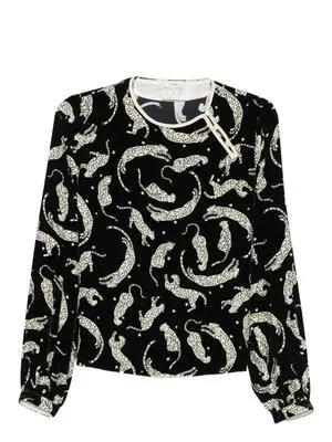 FORTE_FORTE Forte Forte Women Printed Velvet Blouse Multicolor