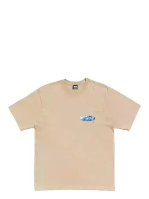 StÜssy Graphic-print Cotton T-shirt - Neutrals