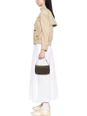 LOUIS VUITTON 2000 Monogram Pochette Accessoires Shoulder Bag - Brown