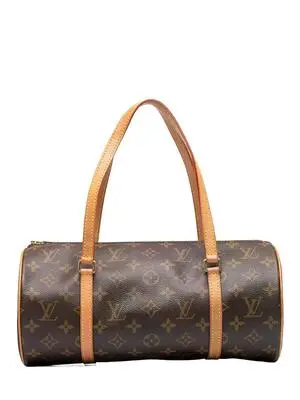 LOUIS VUITTON 2004 Monogram Papillon 30 Handbag - Brown