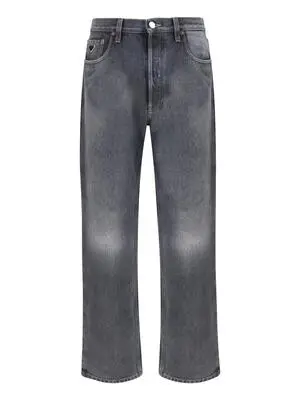 Prada Vintage Effect Denim Jeans - Black