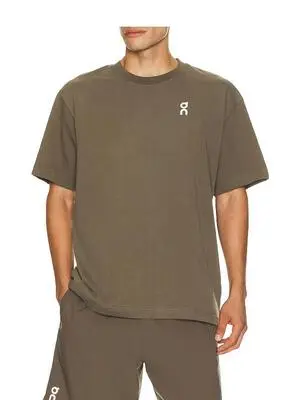 On Club Tee In Brown - Bark