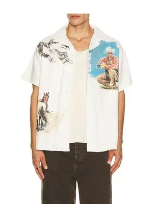 ONE OF THESE DAYS El Capitan Camp Shirt In Cream - Bone