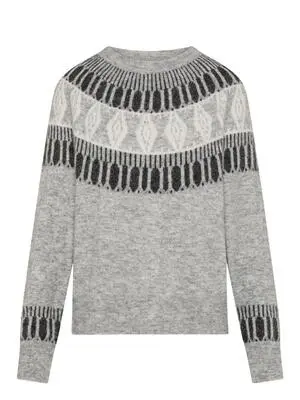 SEVENTY VENEZIA Jumper Jacquard - Gray