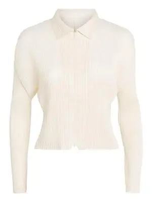 Issey Miyake Monthly Colors August Zip-up Cardigan - Neutral