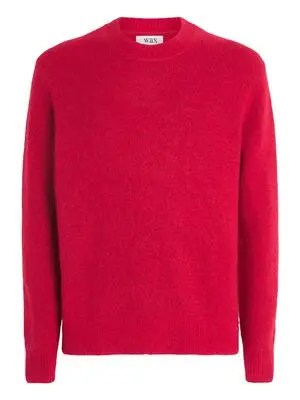 WAX LONDON Wool-blend Wilde Sweater Red