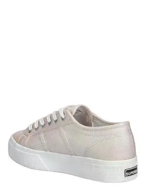 SUPERGA 2740 Platform Lame Lace-up Low-top Sneakers