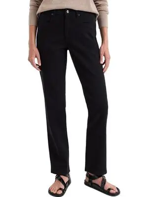 PACT Organic Cotton All-day Twill Straight Leg Pant - Black