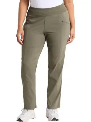 Prana Koen Performance Mid Rise Daily Pants - Grape Leaf