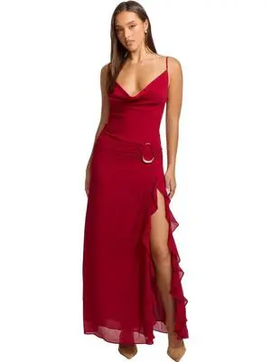 SASHA THERESE Odette Maxi Dress - Red
