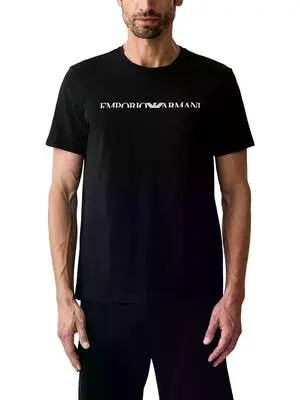 Emporio Armani Logo-print T-shirt - Black