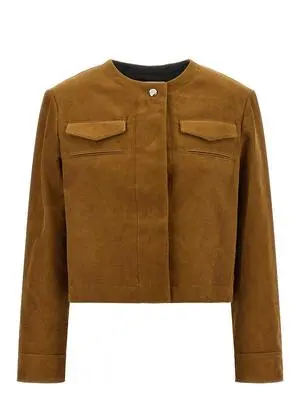Tory Burch Corduroy Blazer - Brown