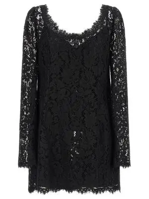 Dolce & Gabbana Lace Dress - Black