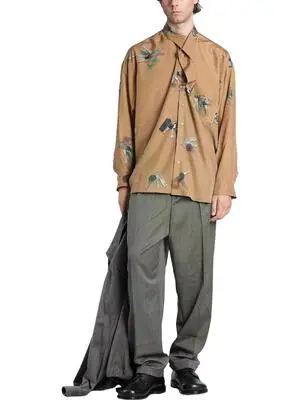 MAGLIANO A Bunch Of Keys Draped Shirt - Brown