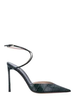 TOM FORD Croc-effect Leather Pumps - Green
