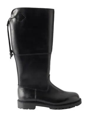 RIER Forest Leather Knee Boots No