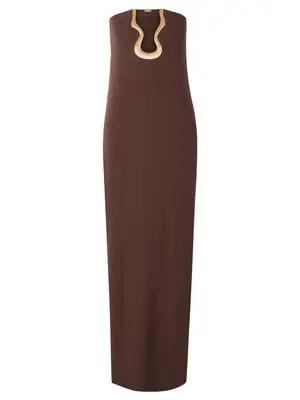 Cult Gaia Stretch-crepe Maxi Dress Red