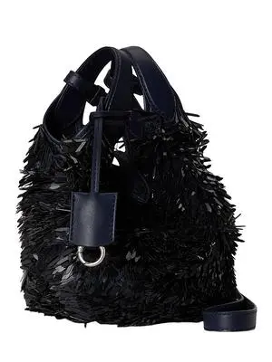 Polo Ralph Lauren Polo Play Beaded Silk Tote & Crossbody - Deep Iris