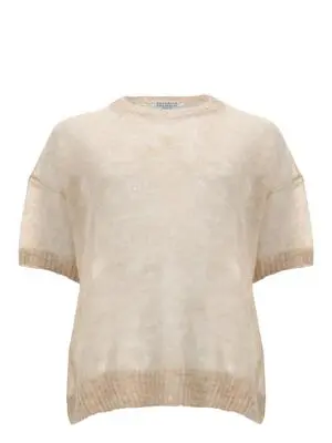 Brunello Cucinelli Brunello Cucinelli Mohair Sweater Ivory