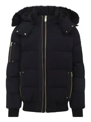 Moose Knuckles Stagg Bomber Down Jacket - Black