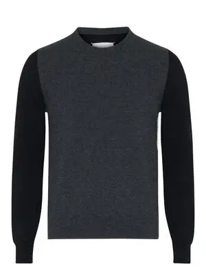 MAISON MARGIELA 100% Wool Sweater - Grey