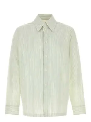 BOTTEGA VENETA Bottega Veneta Men Embroidered Cotton Blend Shirt