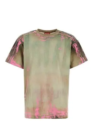 DIESEL® Stretch Cotton T-filmy T-shirt - Green