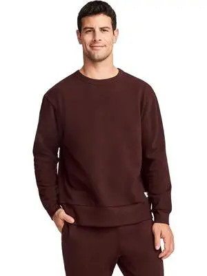 JOCKEY Mens The One And Only 100% Organic Cotton Sweatshirt Currant