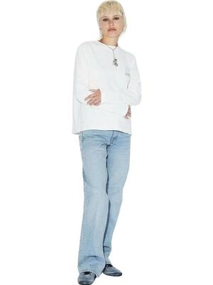 DR. DENIM Kath Long Sleeve - Off White Draw