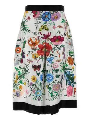 Gucci Printed Twill Bermuda Shorts - Multicolor